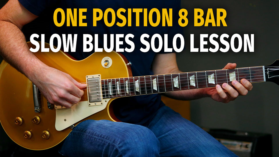 One Position 8 Bar Blues Solo Lesson - Podcast 77 - Learning Guitar Now
